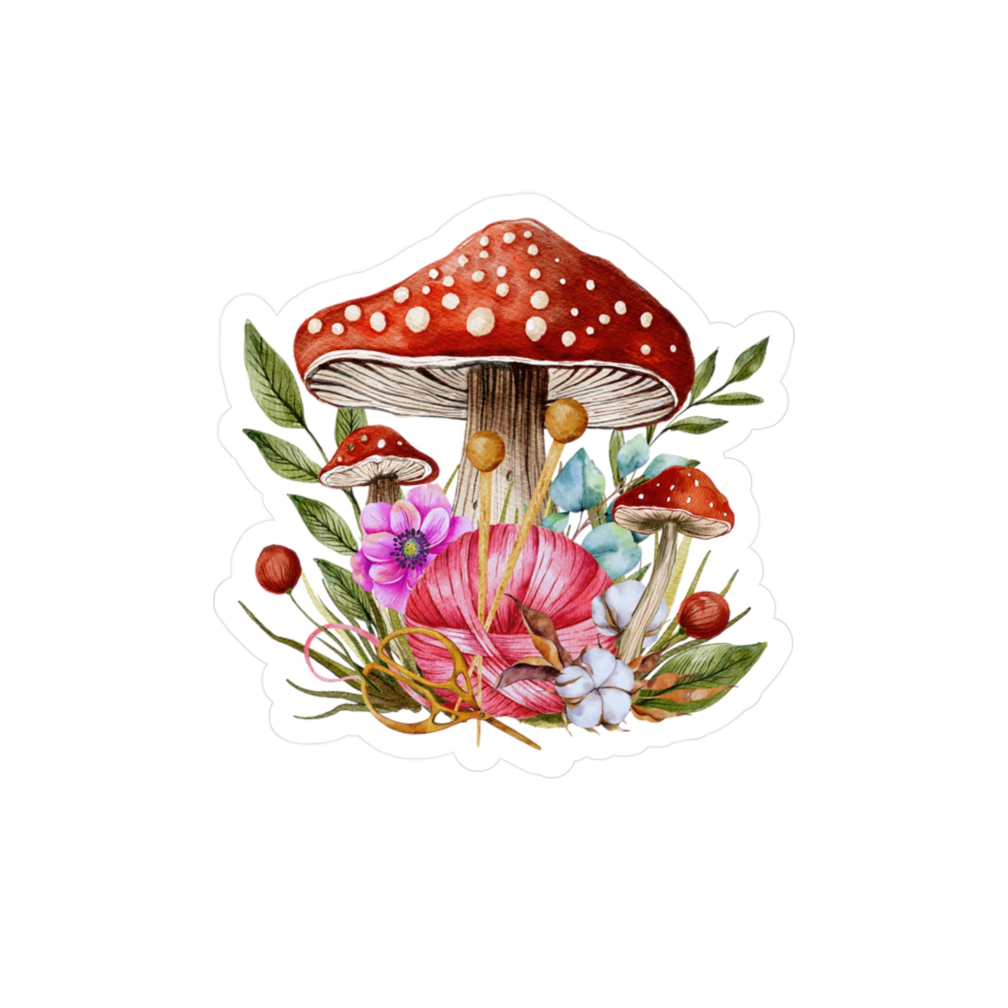 Cottage Core Sticker – The KnittingZone